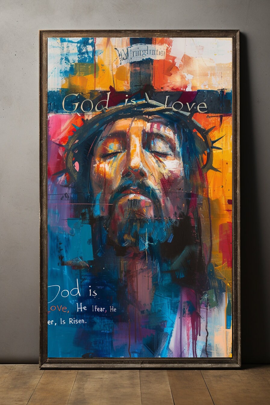 Easter Wall Art, Christian Art, Christian Wall Art, Jesus Art ...
