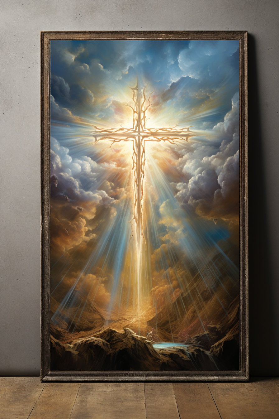 Easter Wall Art, Christian Art, Christian Wall Art, Jesus Art, Christian Cross, Gifts, Digital ...