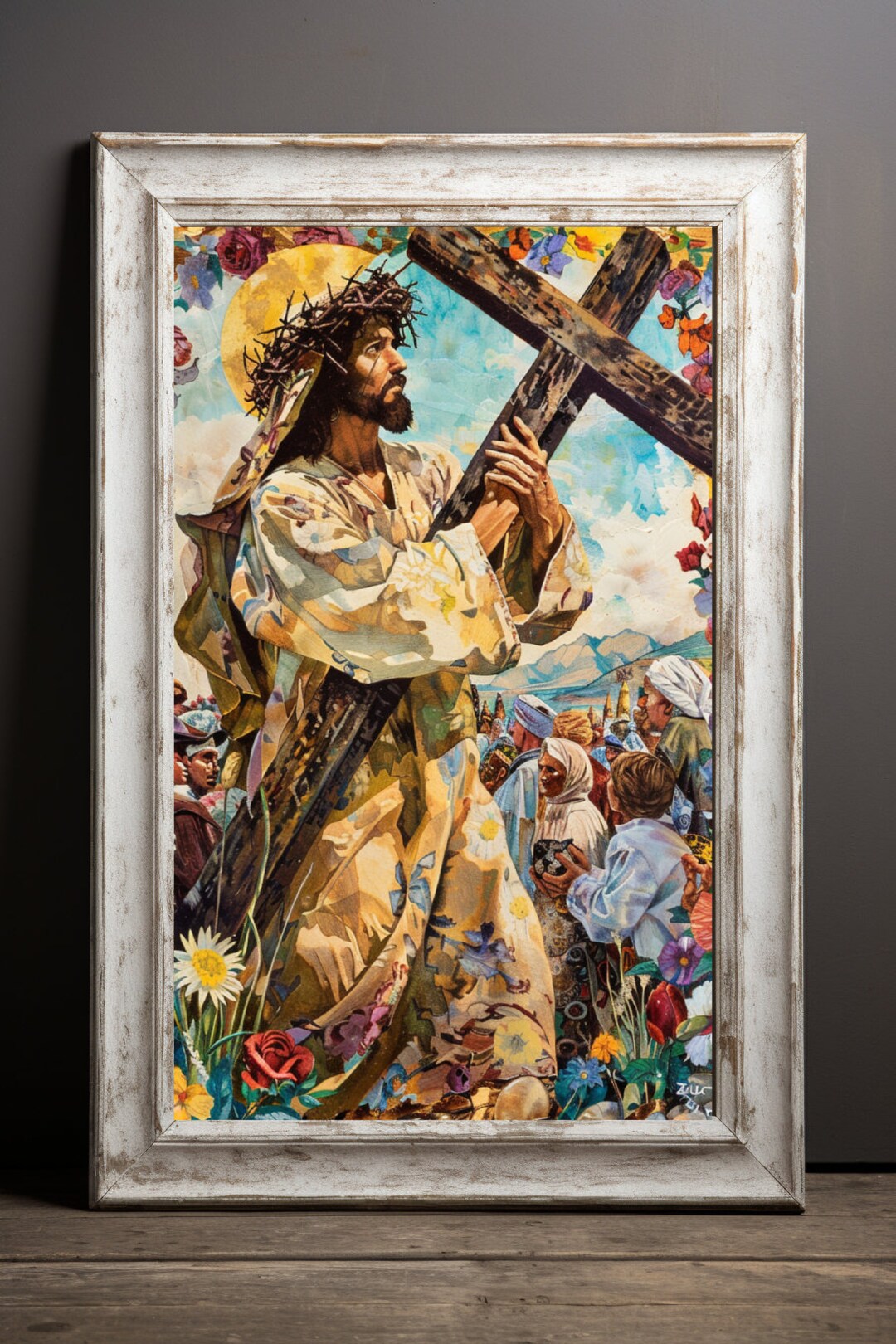 Easter Wall Art, Christian Art, Christian Wall Art, Jesus Art, Christian Cross, Gifts, Digital ...