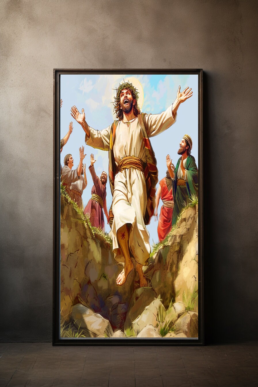 Easter Wall Art, Christian Art, Christian Wall Art, Jesus Art ...