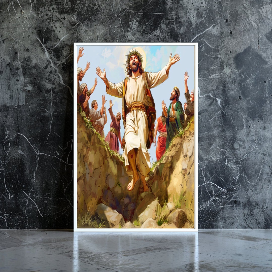 Easter Wall Art, Christian Art, Christian Wall Art, Jesus Art ...