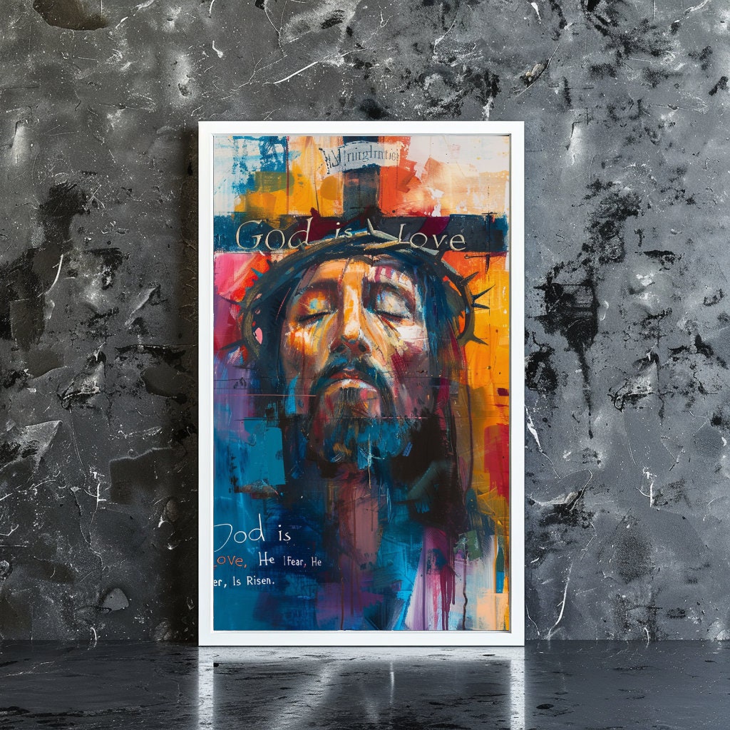 Easter Wall Art Christian Art Christian Wall Art Jesus Art