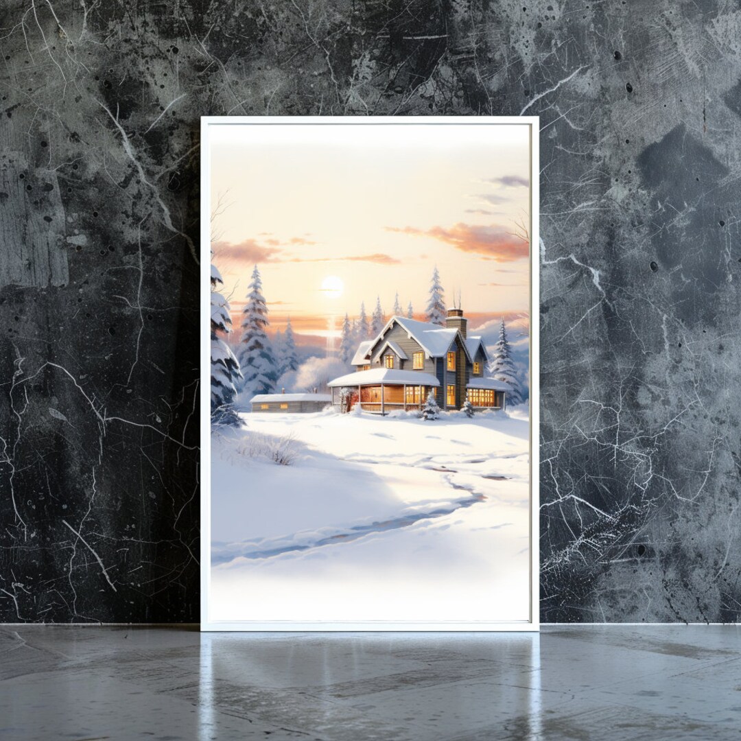 Winter Wall Art, Gifts, Digital Downloads, Wall Art Print, Wall Decor ...