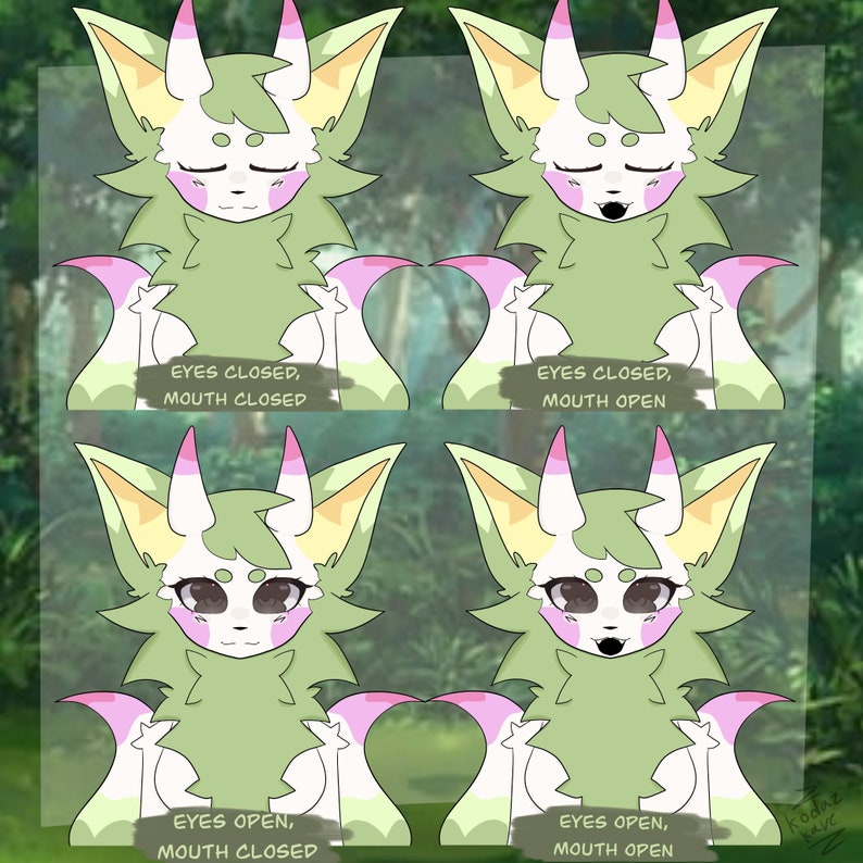 Custom Furry Pngtuber | Commision | Pngtuber Design | Pngtuber | ( READ ...