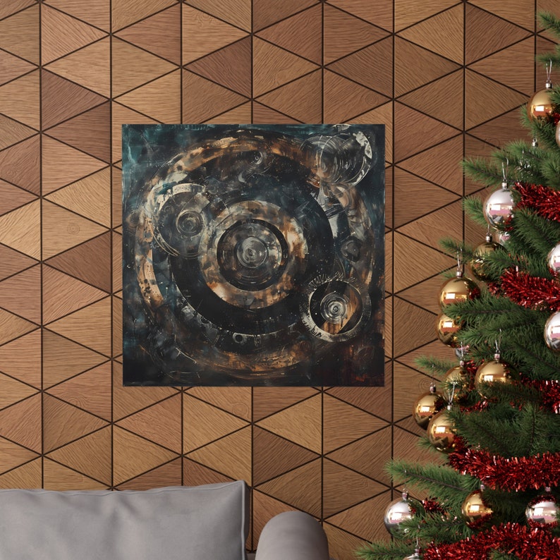 Ezekiel's Vision Poster: Biblical Wheels Within Wheels Art - Etsy