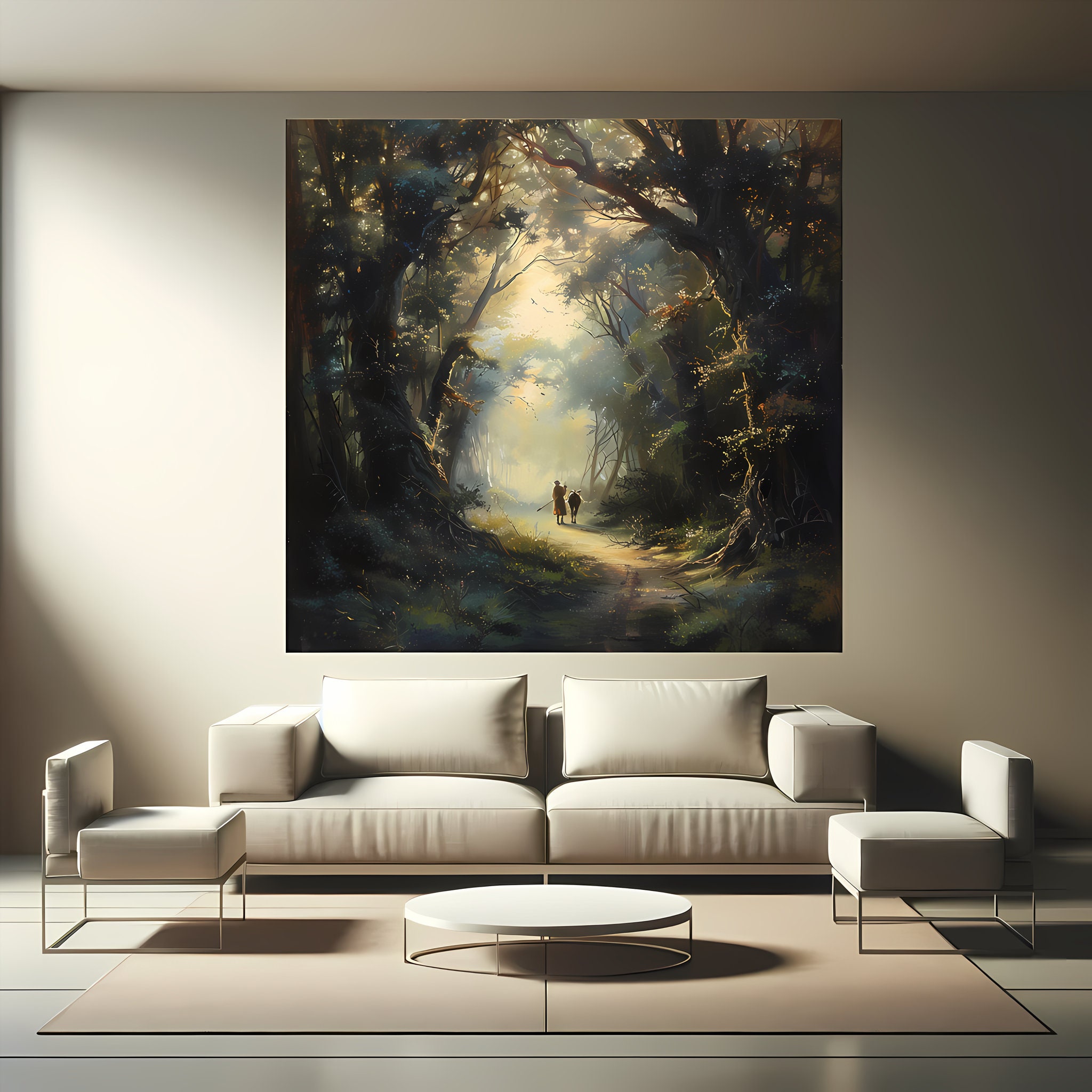 Bible Story Art Balaam and His Donkey Painting Man Donkey Painting ...