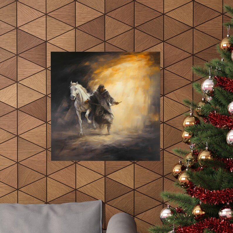 Paul's Conversion Art Poster: Biblical Road to Damascus Scene - Etsy