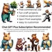 Cartoon Capybara Clip Art DALL-E Image Prompt Guide, 25 Image Prompt ...