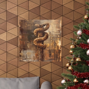 Bronze Serpent Biblical Art Poster: Book of Exodus Print - Etsy