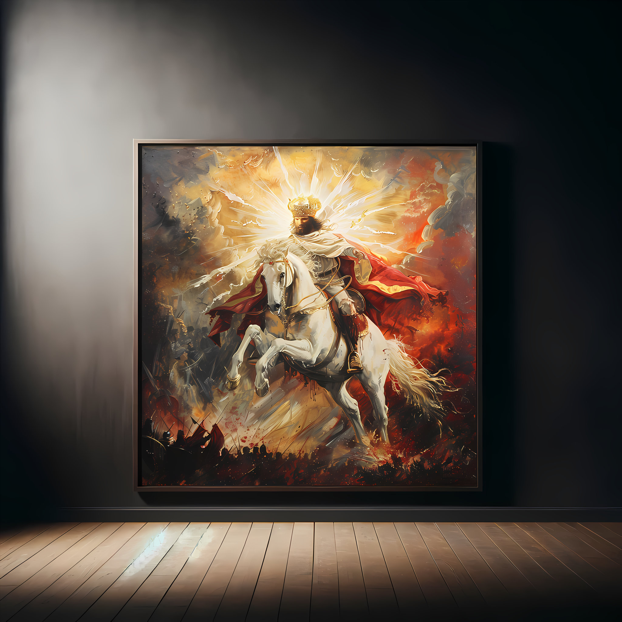 Christ the Conqueror Canvas Print: Apocalyptic Vision Bible Art - Etsy