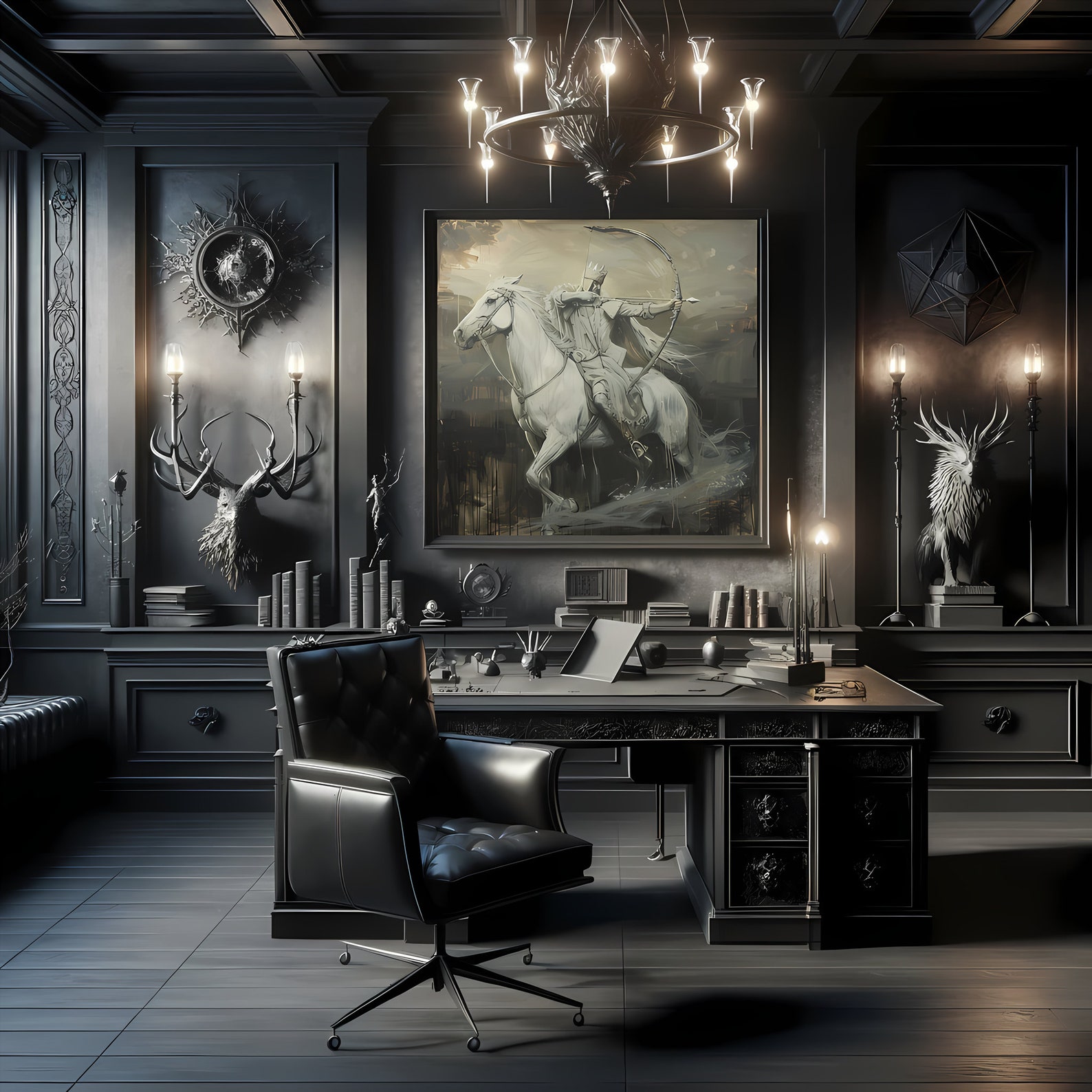 White Horseman of the Apocalypse Canvas Art: Biblical Revelation Print ...