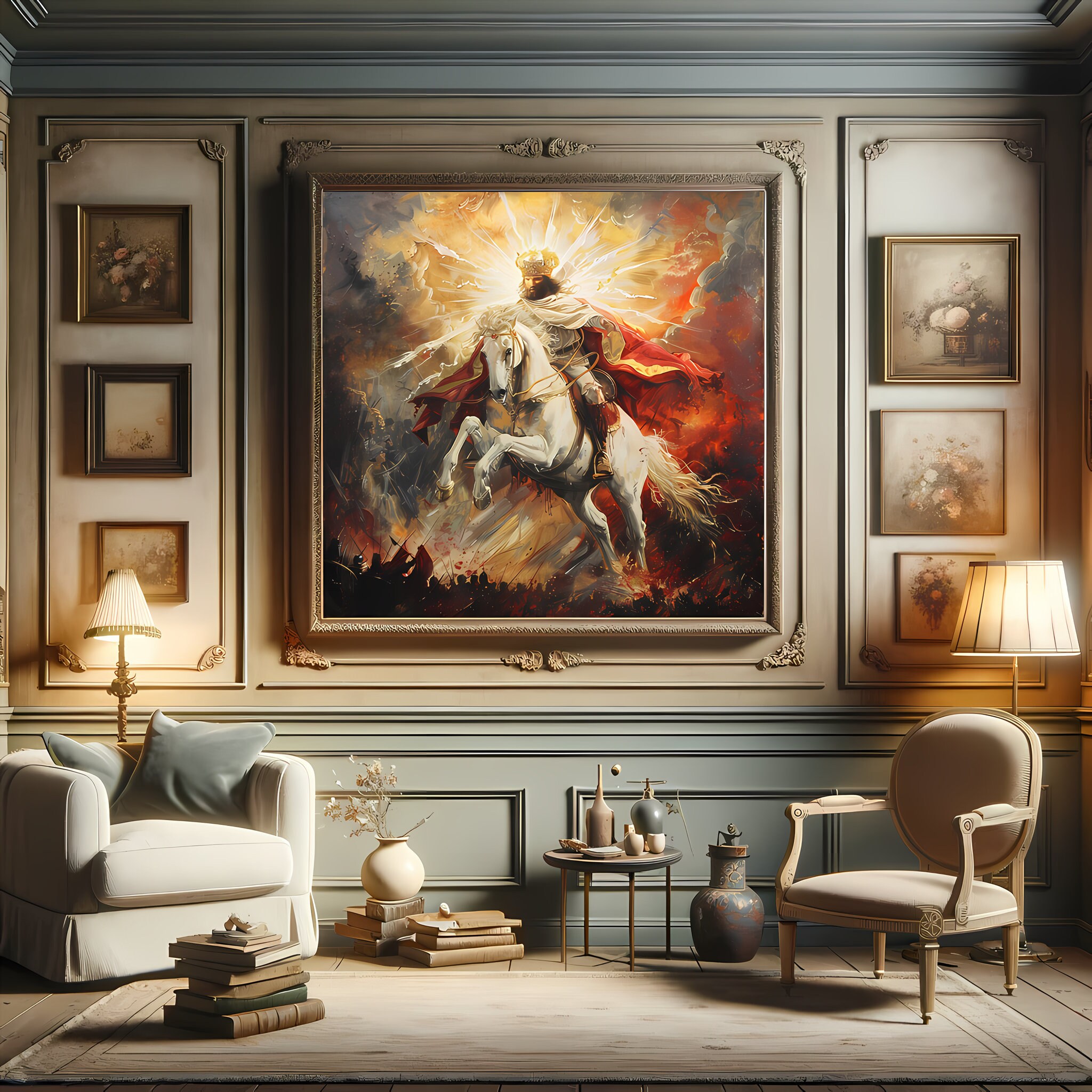 Christ the Conqueror Canvas Print: Apocalyptic Vision Bible Art - Etsy