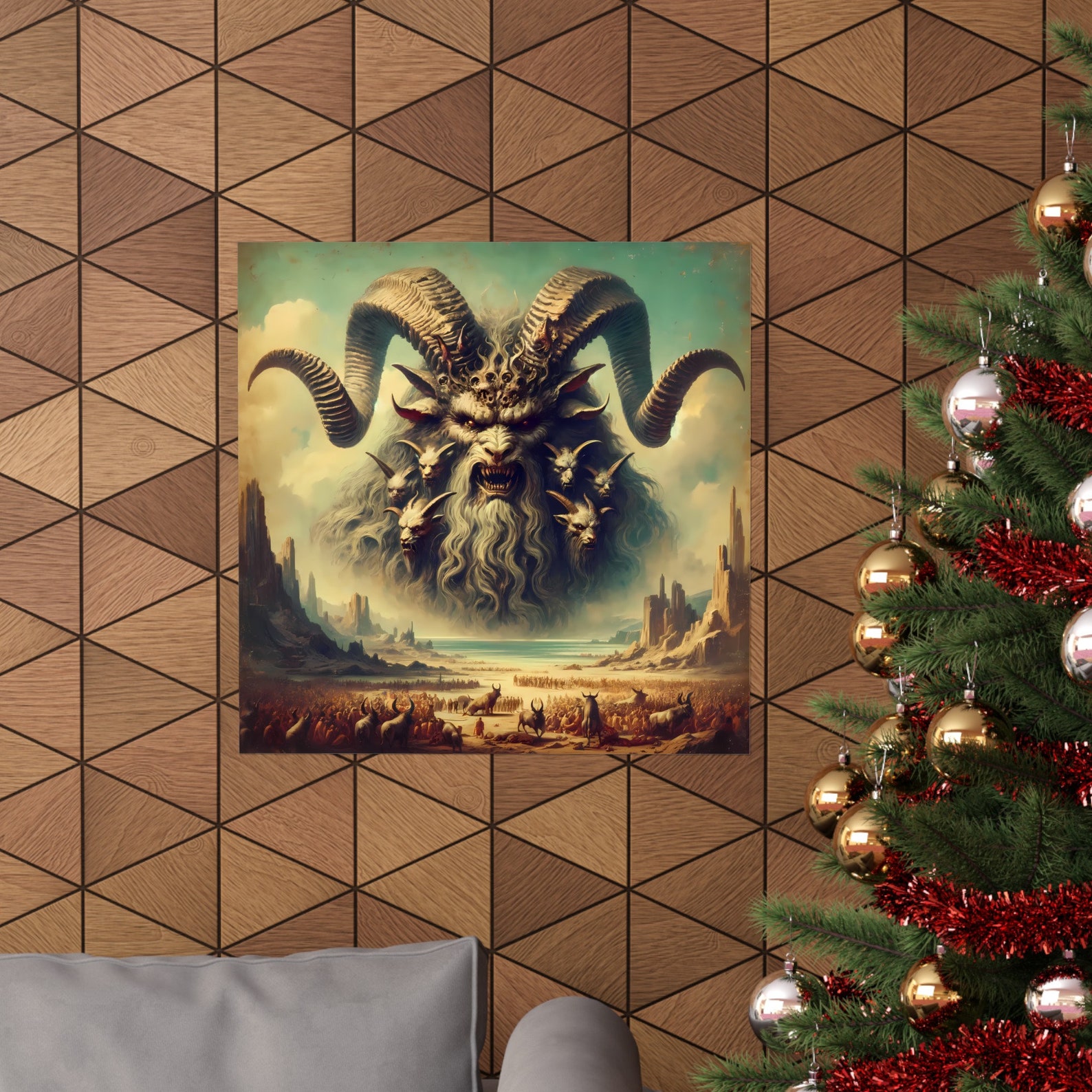 Beast of Revelation Poster: Vintage Biblical Apocalyptic Art - Etsy