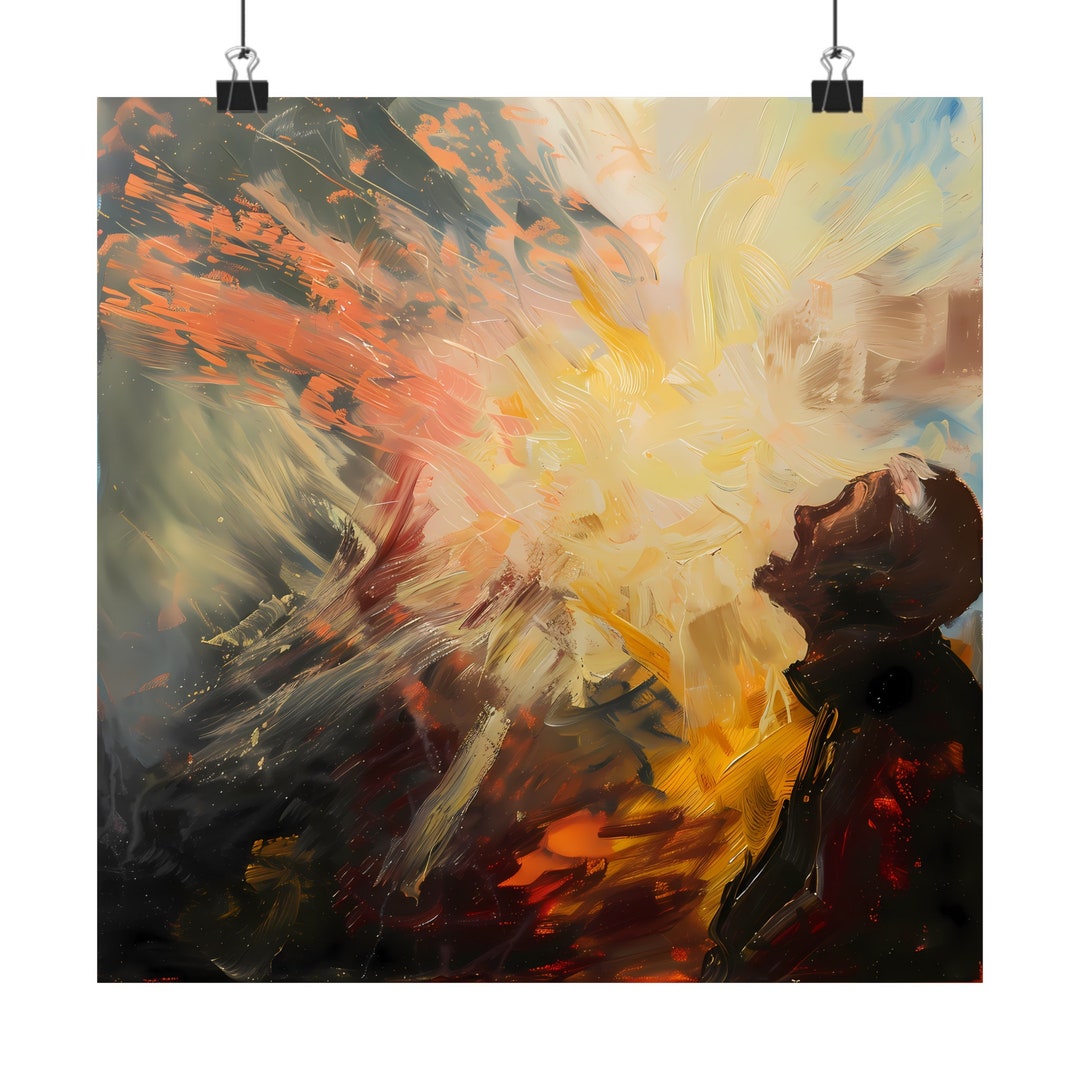 Saul's Conversion to Christianity Poster Made in USA Biblical Art ...