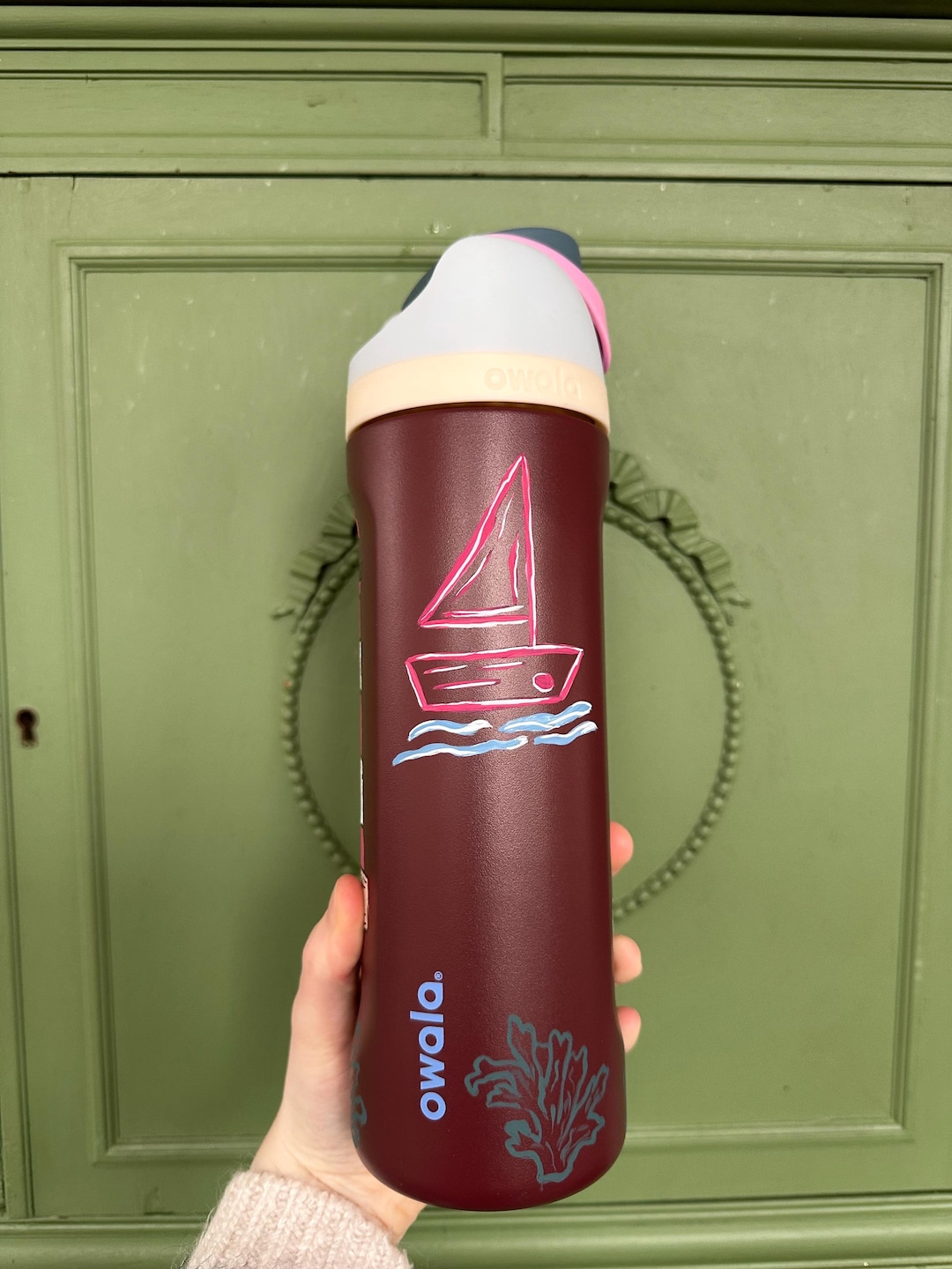 Custom Hand Painted Owala 24 Oz - Etsy