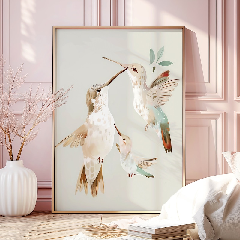 Hummingbird Art - Etsy