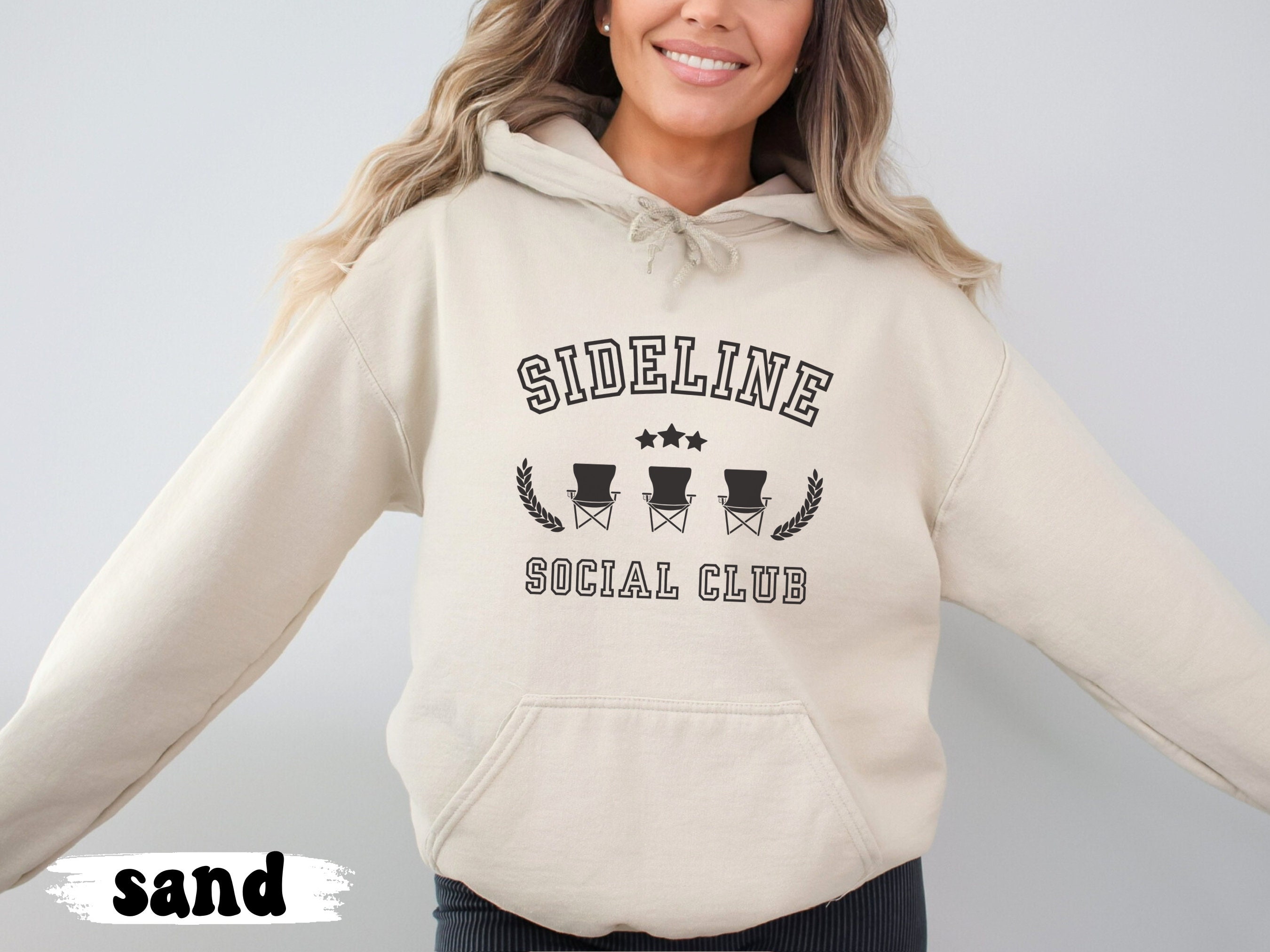Custom Side Social Club Sweatshirt, Matching Sports Mom Sweater ...