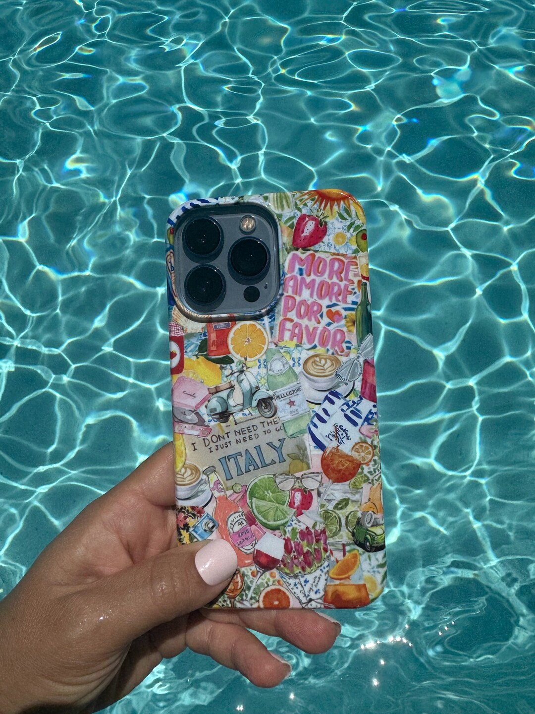 Italian Amalfi Coast Collage Phone Case | Mediterranean Scenic Art ...