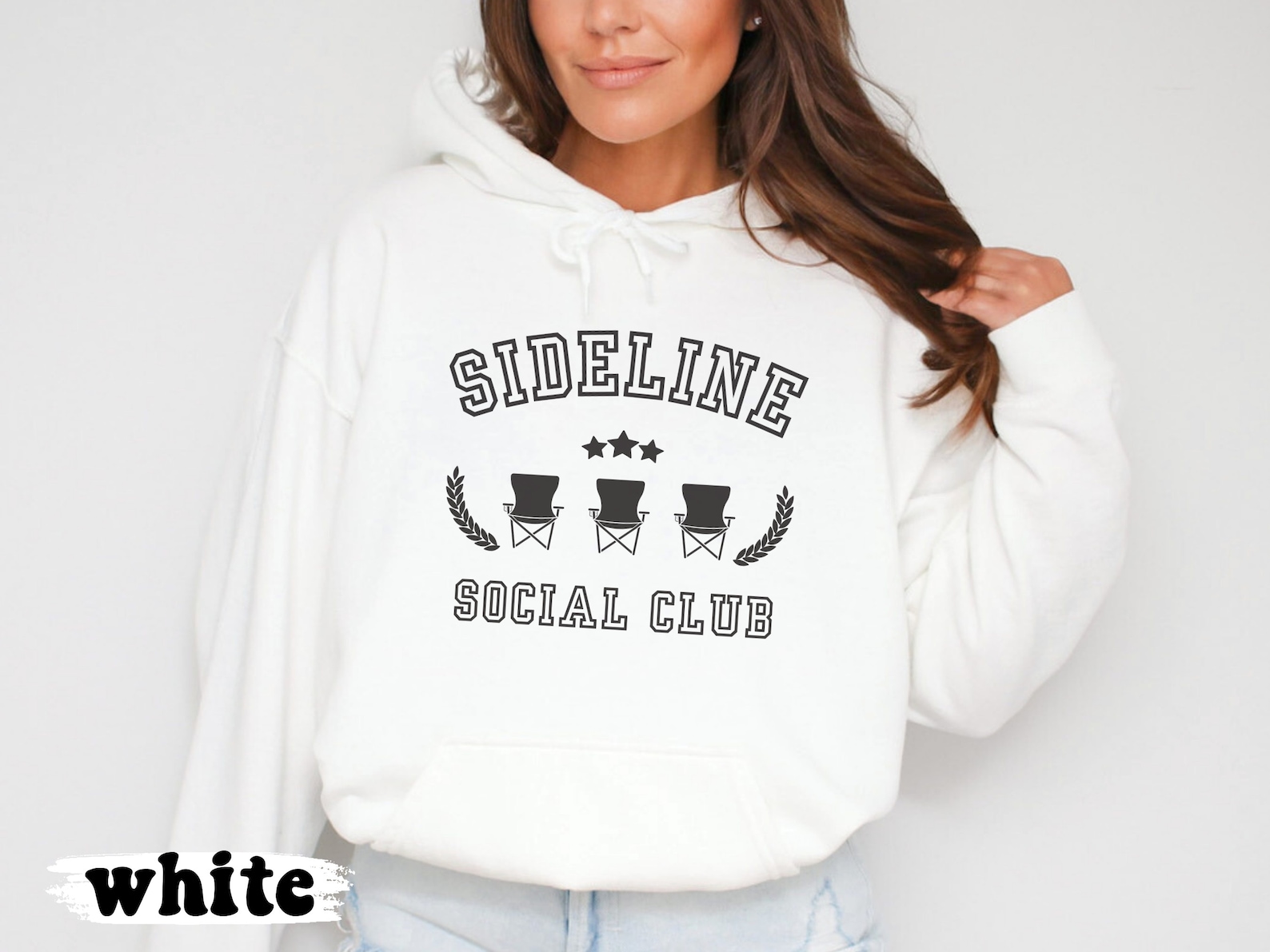 Custom Side Social Club Sweatshirt, Matching Sports Mom Sweater ...