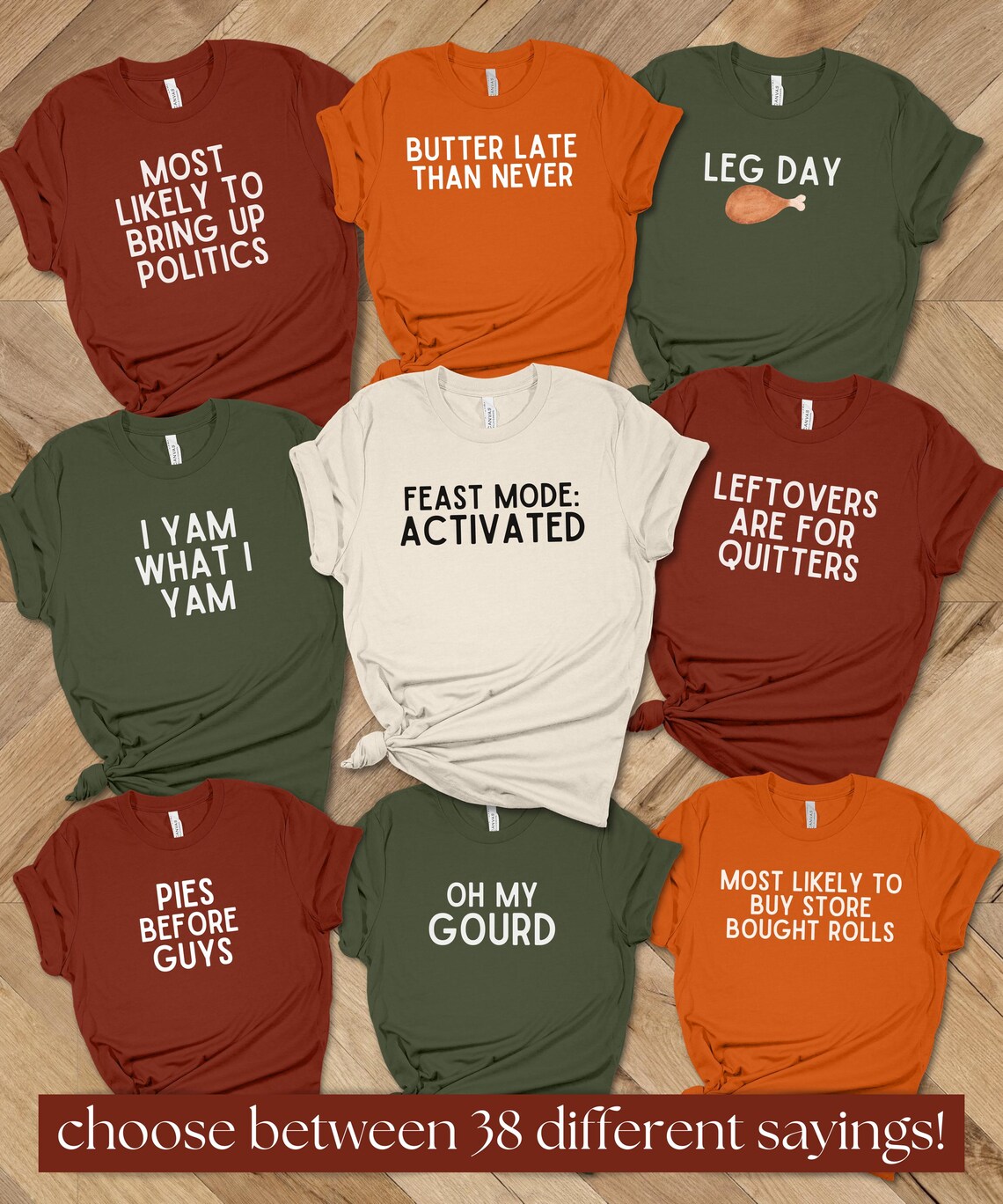 Friendsgiving Group Shirts, Family Thanksgiving Shirts, Funny ...