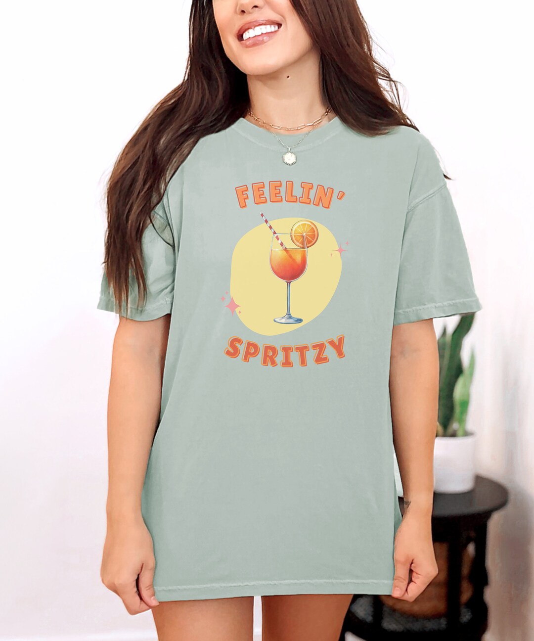 Feelin Spritzy Retro Aperol Spritz T-shirt Vintage Summer Vibes Tee - Etsy