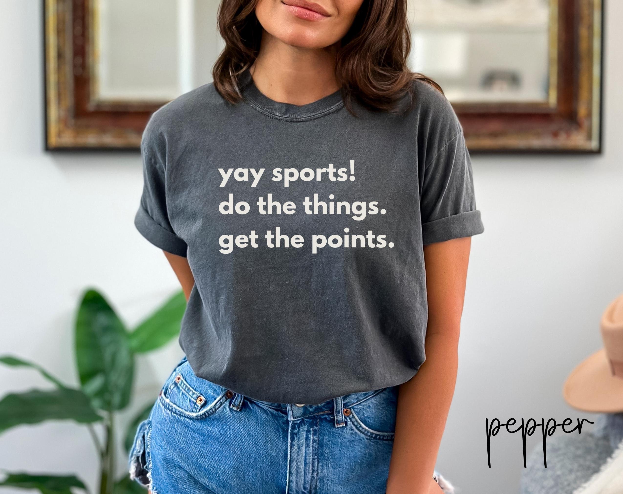 Yay Sports Comfort Colors® T-shirt, Funny Sports Shirt for Football ...