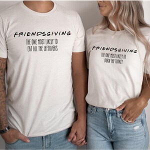 Friendsgiving Group Shirts, Family Thanksgiving Shirts, Funny ...