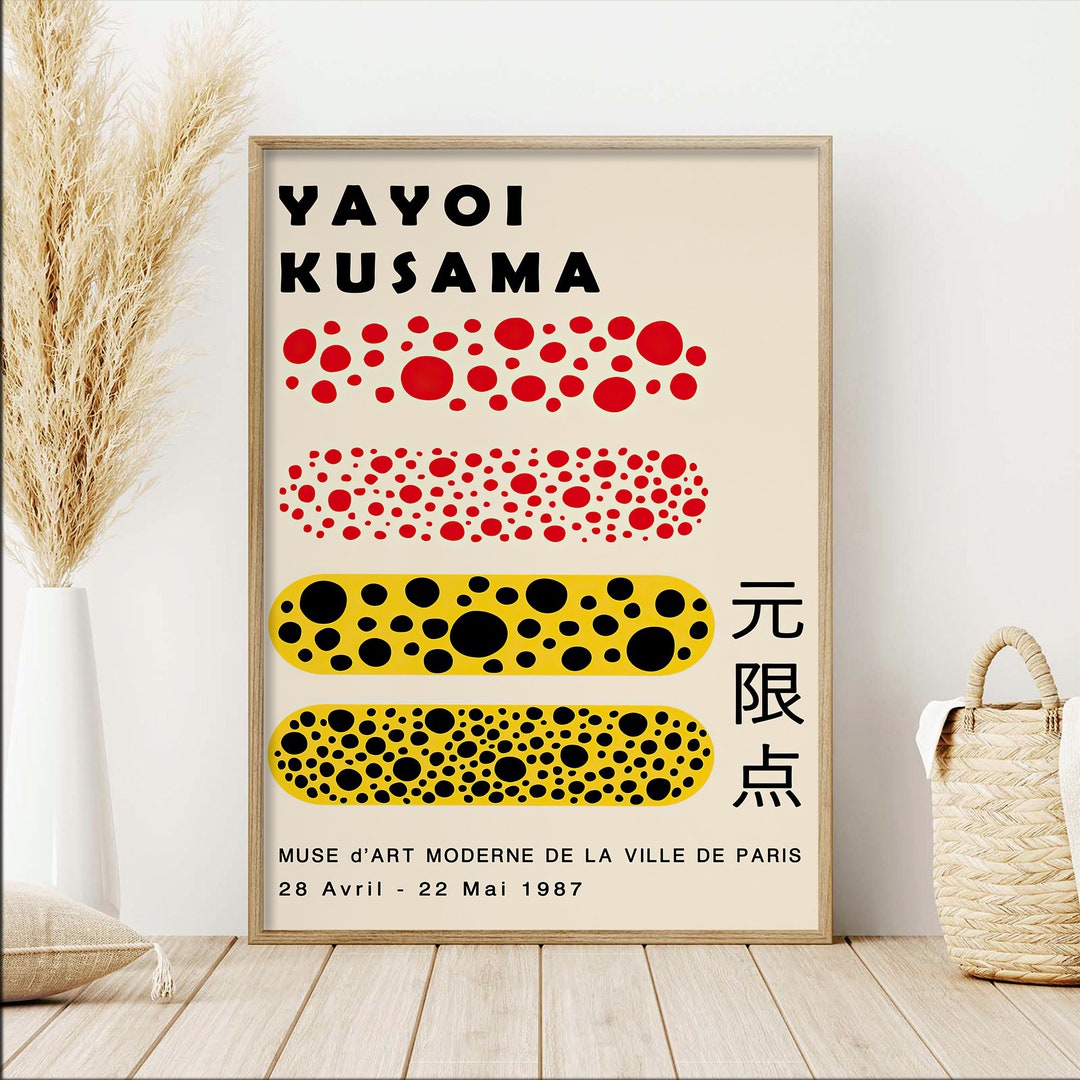 Yayoi Kusama Artwork Poster Reproduction of Kusama Painting Famous ...