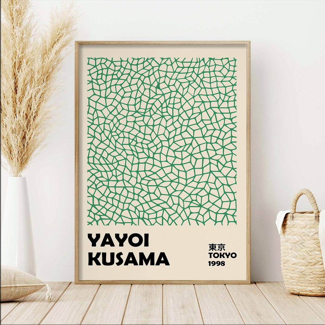 Yayoi Kusama Artwork Poster Reproduction of Kusama Painting Famous ...
