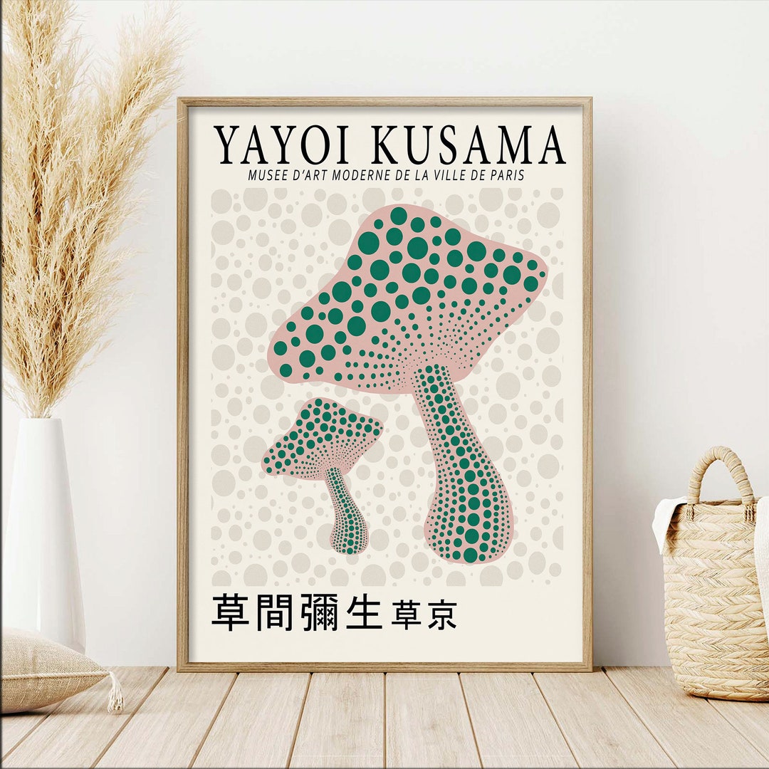 Yayoi Kusama Artwork Poster Reproduction of Kusama Painting Famous ...