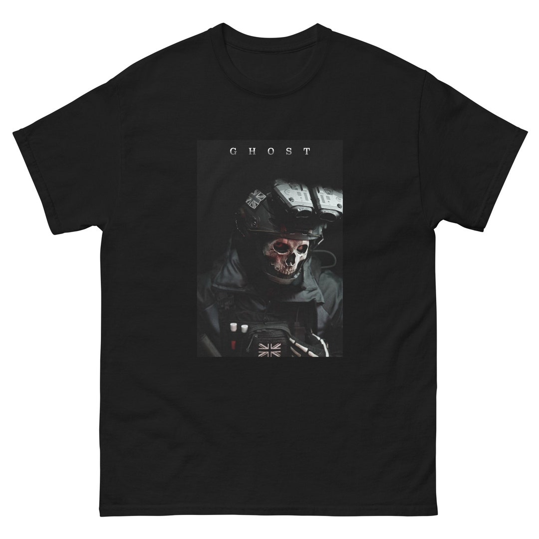 Limited Edition Lieutenant Simon ghost Riley T-shirt. Cod/ Warzone/ MW ...