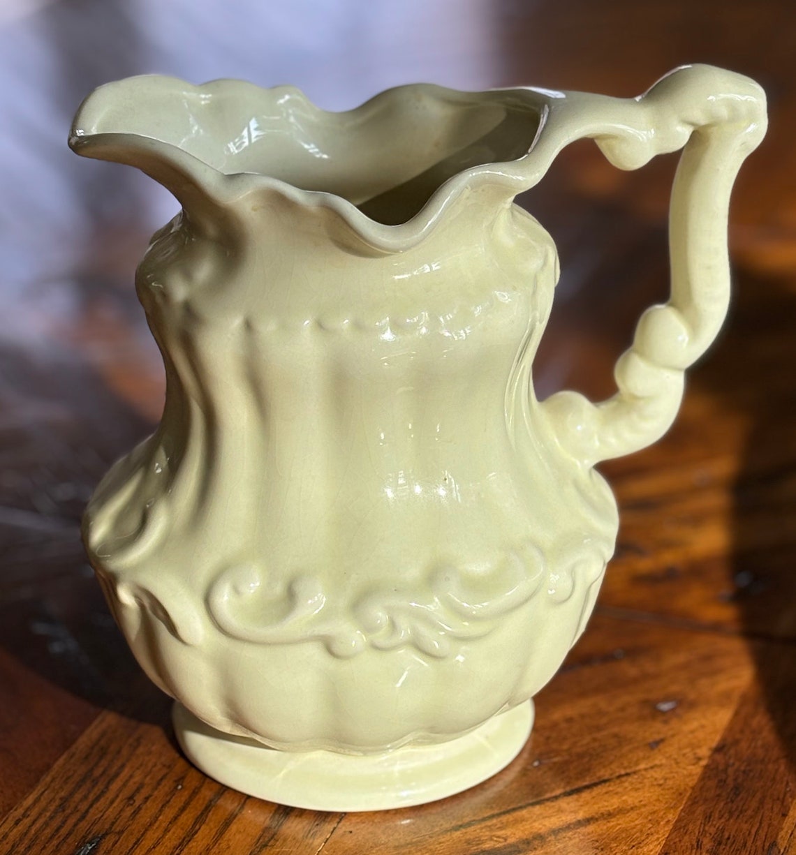 Vintage 'neptune's Mold' Water Pitcher - Etsy