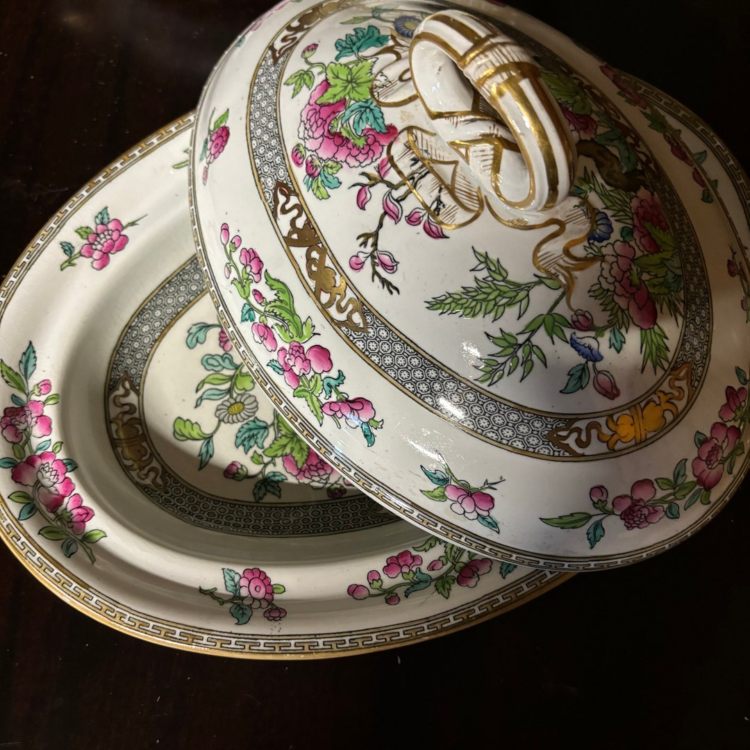 Minton Indian Tree Covered Dish - Etsy