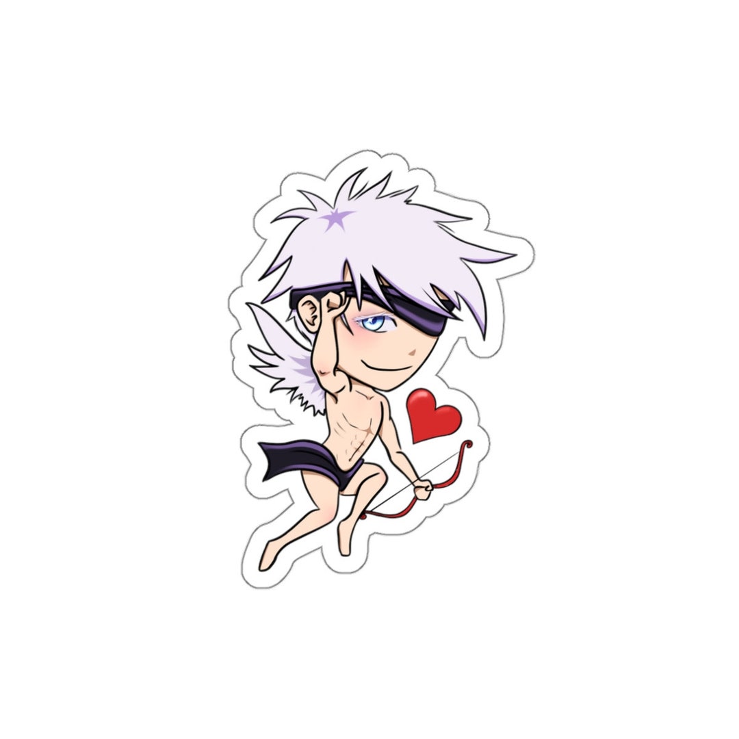 Gojo Satoru Valentine's Day Jujutsu Kaisen Sticker, JJK Sticker, Anime ...