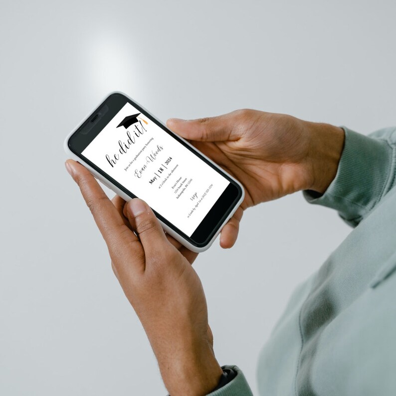 Graduation Invitation Template, High School Graduation, College ...