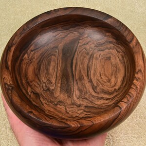 Hand-turned Black Walnut Bowl, 6.75 X 2 - Etsy