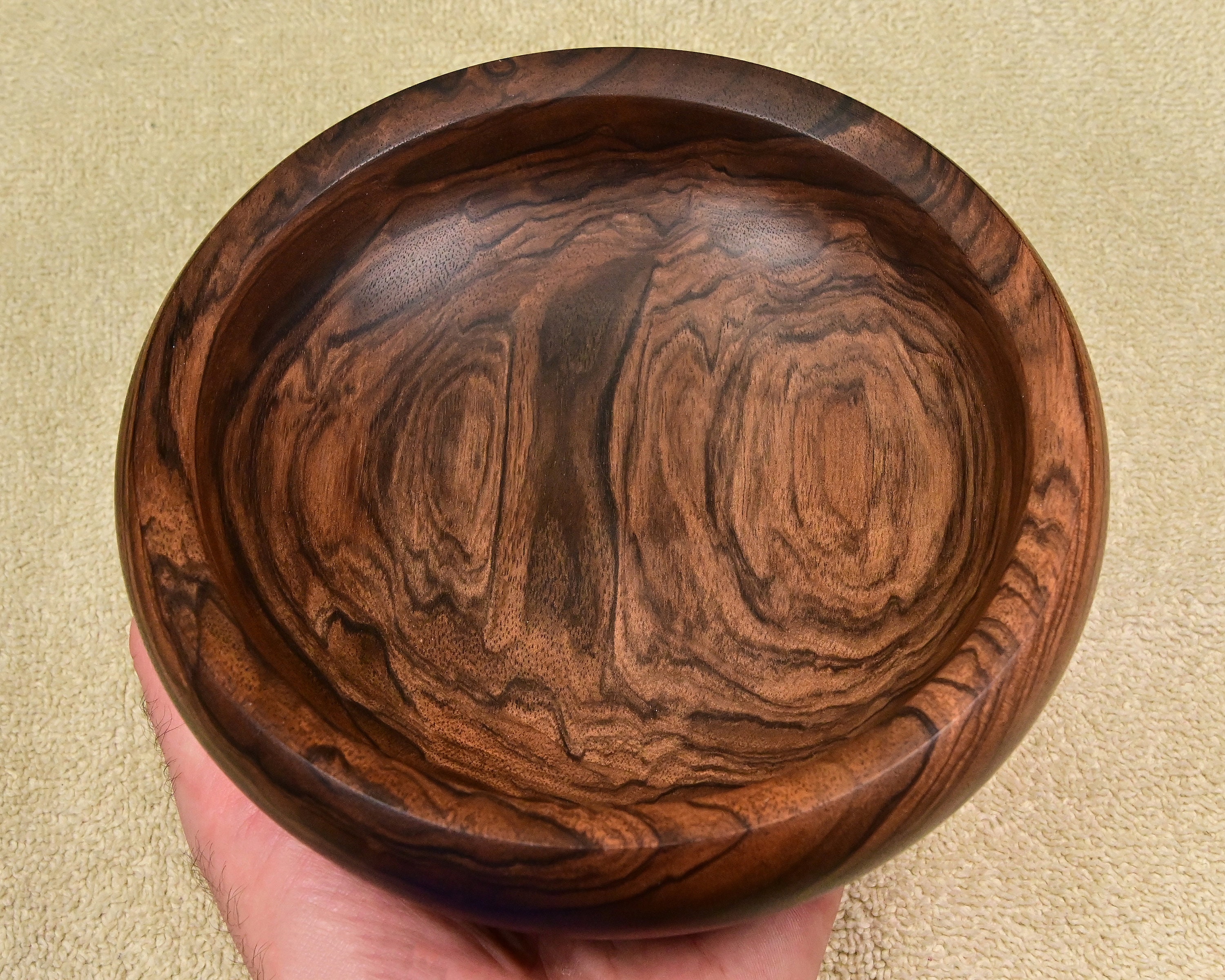 Hand-turned Black Walnut Bowl, 6.75 X 2 - Etsy