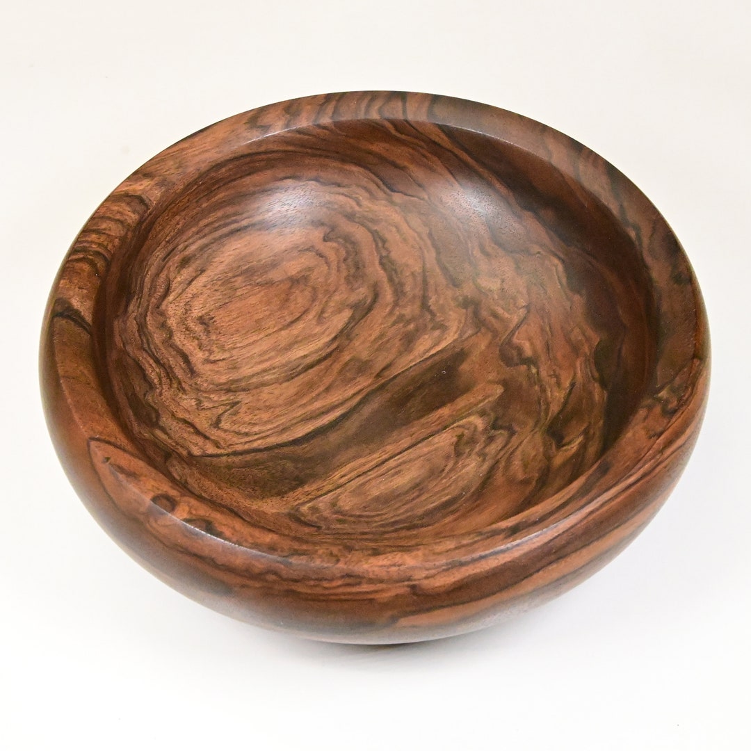 Hand-turned Black Walnut Bowl, 6.75" X 2" - Etsy