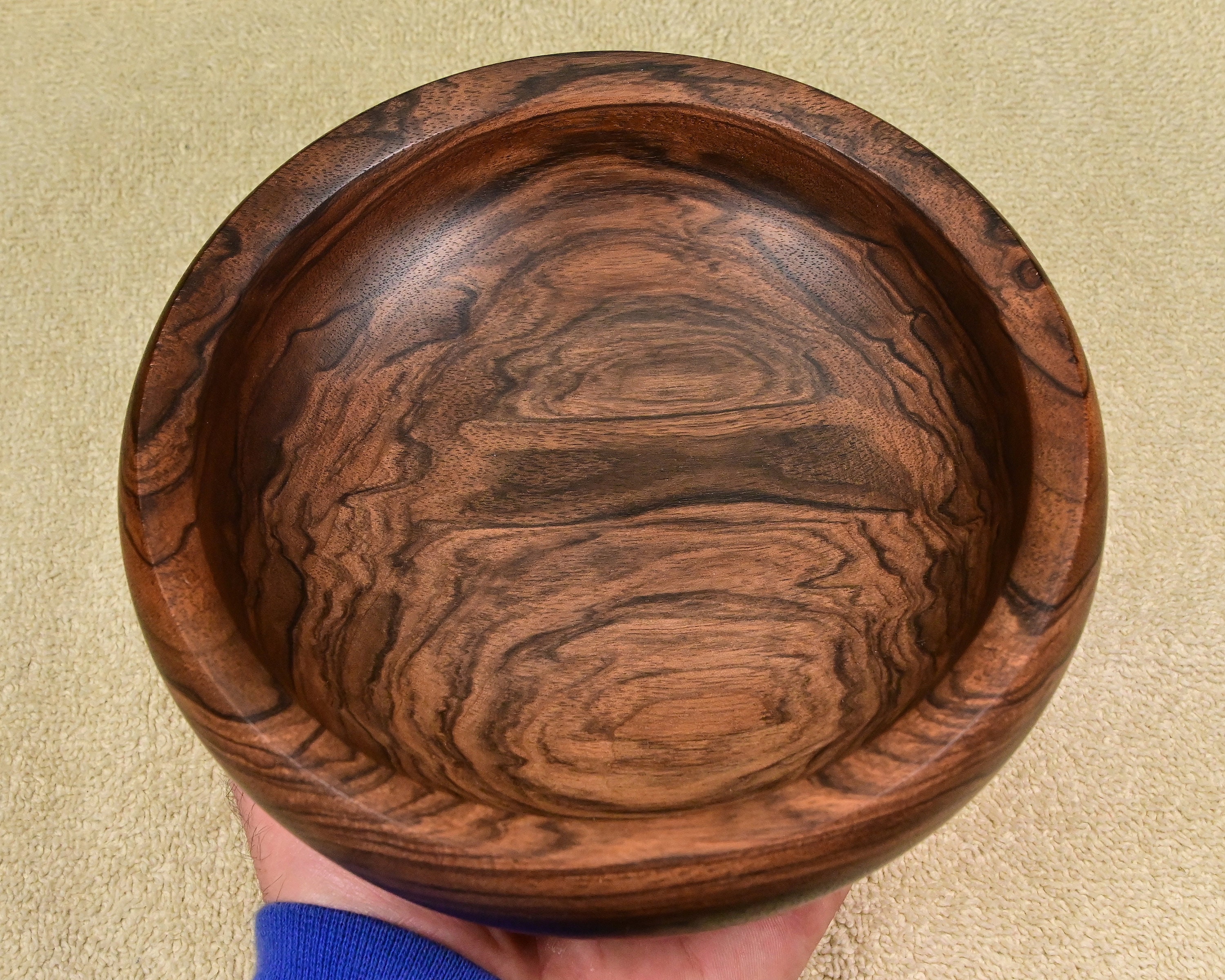 Hand-turned Black Walnut Bowl, 6.75" X 2" - Etsy