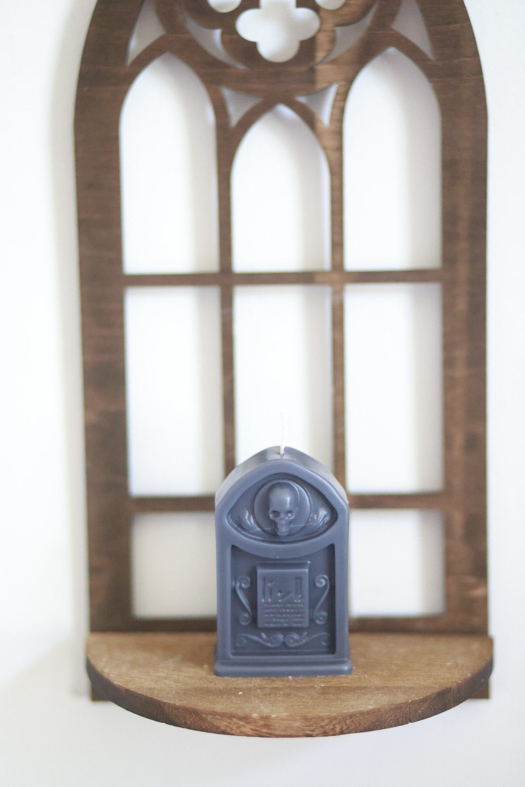 Tombstone Candle Graveyard Candle Decor Candle Gothic Candle Goth Decor ...