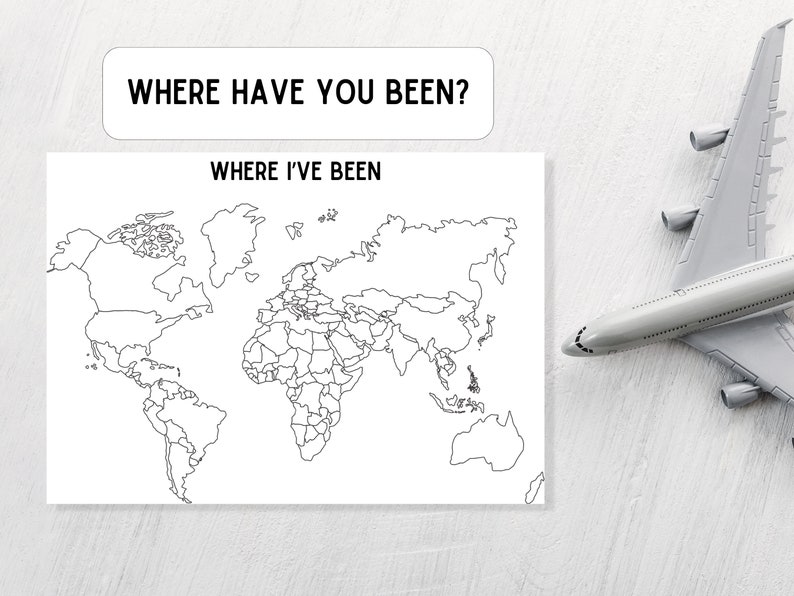 Map of the World Tracker World Travel Tracker for Adventurer World ...