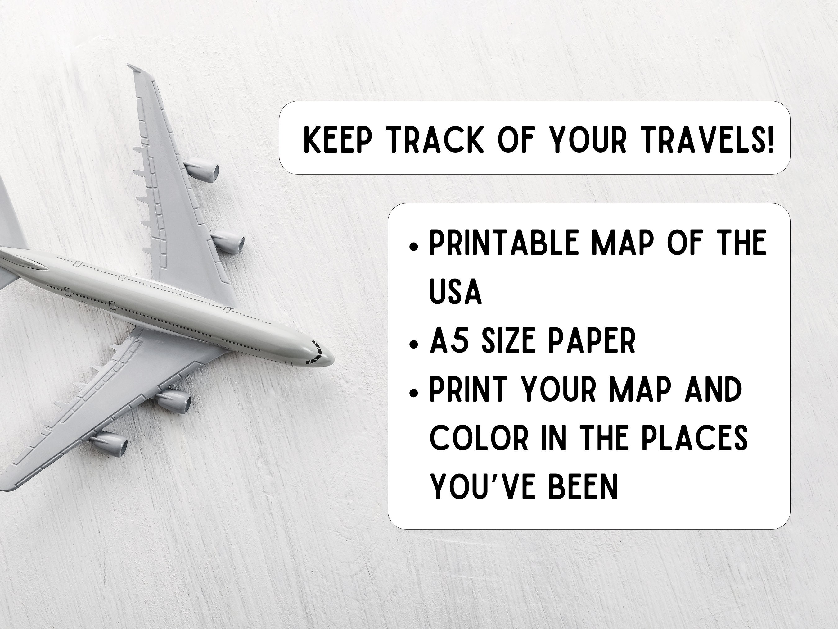 Map of the USA Tracker USA Travel Tracker for Adventurer USA Adventure ...