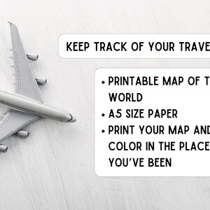 Map of the World Tracker World Travel Tracker for Adventurer World ...