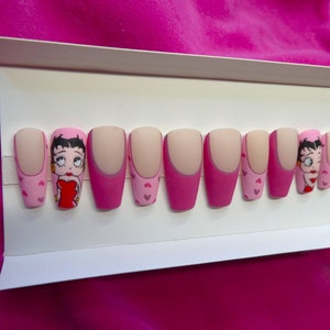 Betty Boop Press on Nails - Etsy