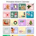 Coloring Advent Calendar: 24 Printable Tags & DIY Gift Boxes (PDF A2 ...
