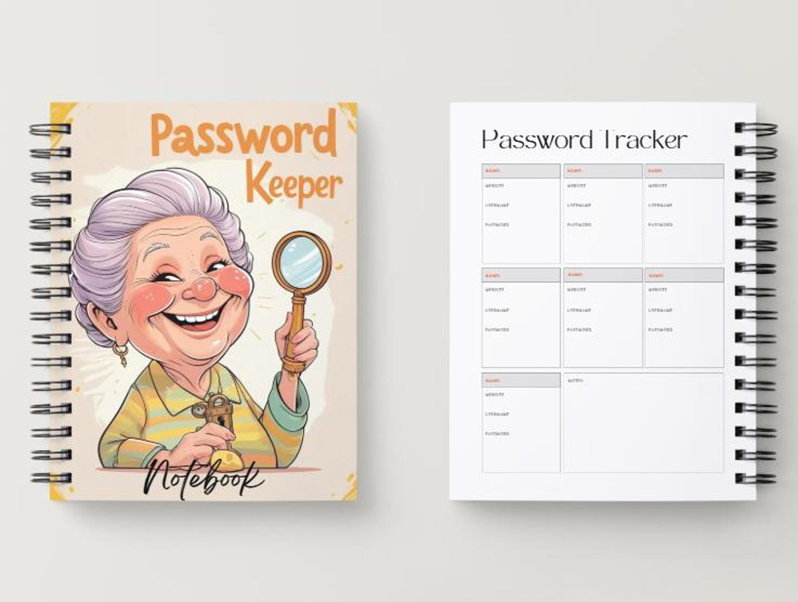 Printable Password Tracker Notebook: A-Z Organizer (digital Download - Etsy