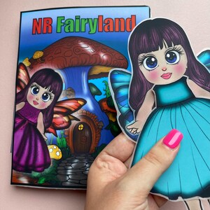 Printable Paper Doll, Fairy Doll, Fairy Wings, DIY, Paper Toy, Paper ...