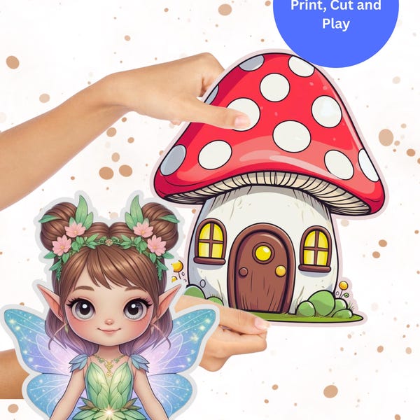 Fairy Paper Doll - Etsy