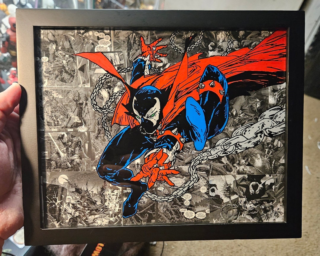Hand Painted Spawn Comic Art - Etsy
