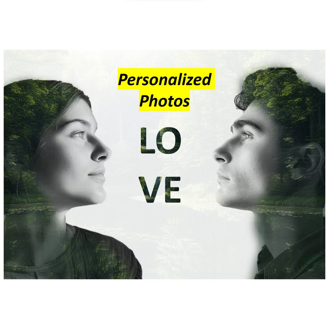 Personalized Photo Card for Couples, Valentine's Day Photo Card ...